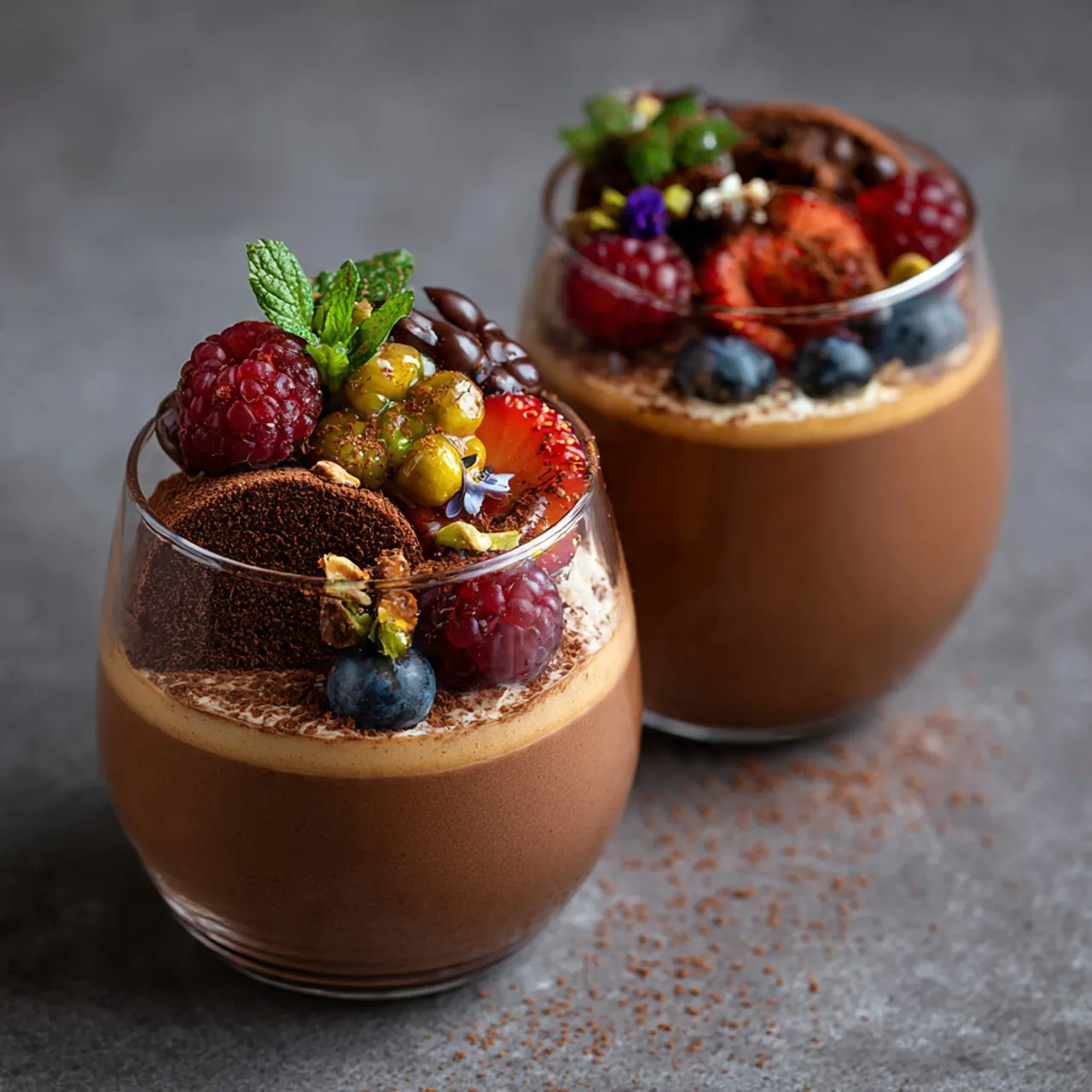Chocolate and Mousse Verrines
